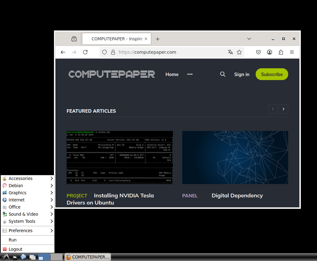 Installing Ubuntu Server with LXDE and XRDP